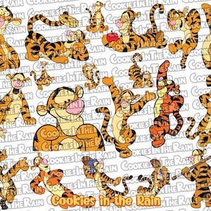 Tigger Svg Tigger Cricut Tigger Layered Svg Tigger Clipart - Etsy