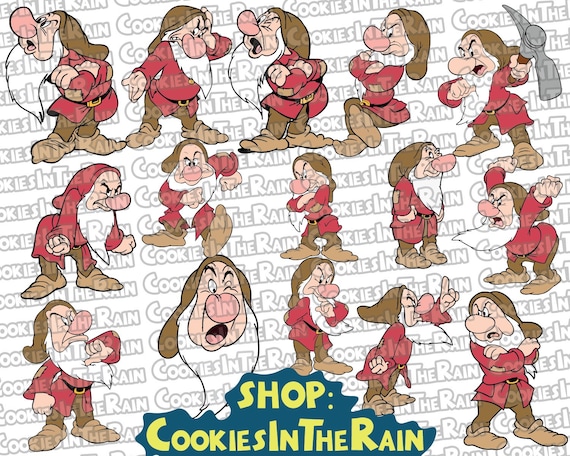 Grumpy Svg Grumpy Cutting File Grumpy Cricut Snow White | Etsy