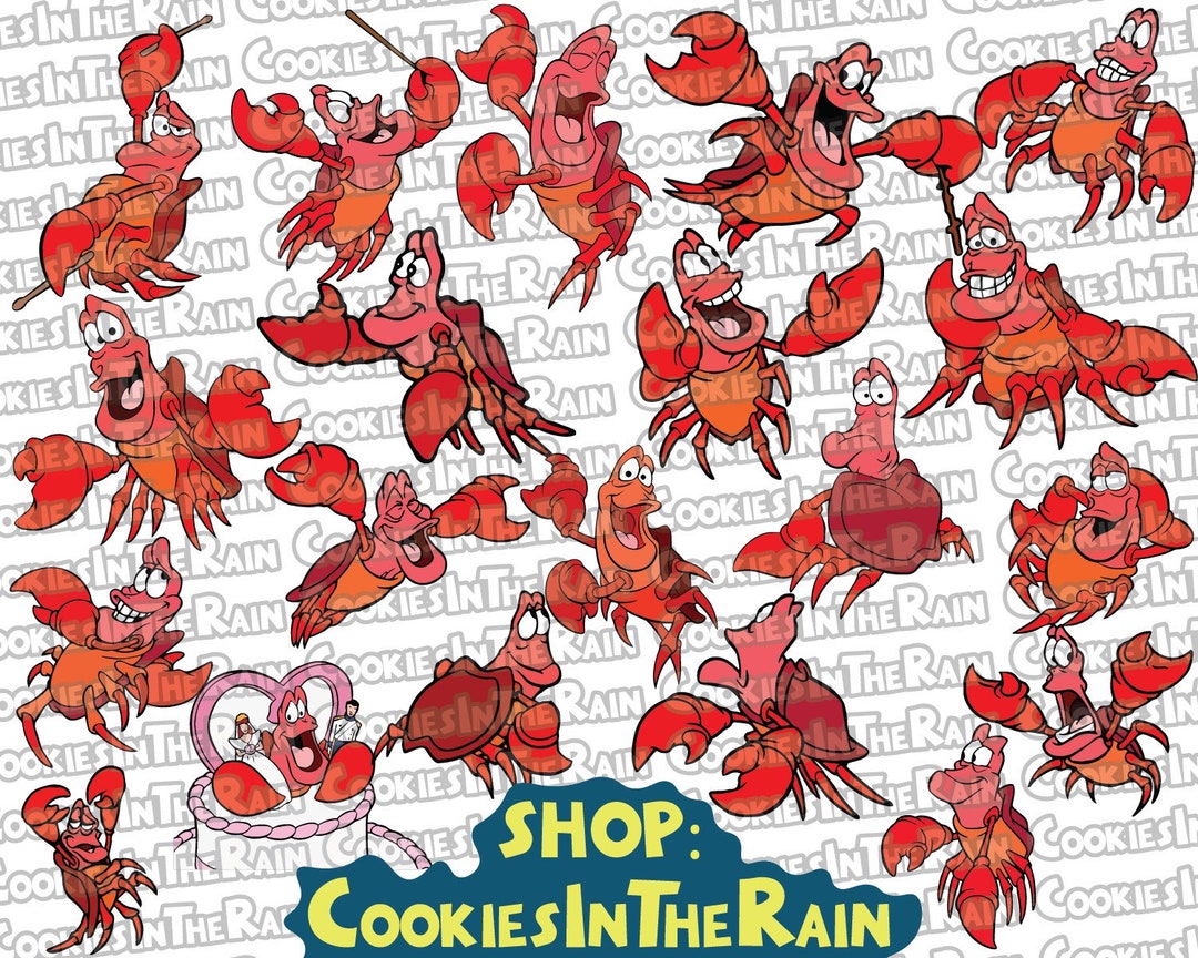 Sebastian Svg, Sebastian Cricut, Little Mermaid Svg, Ariel Svg, Little ...