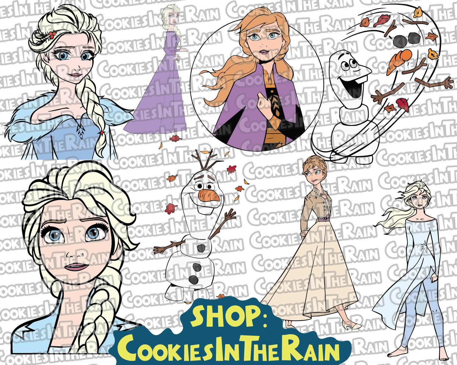 Frozen 2 svg frozen svg elsa svg anna svg olaf svg frozen | Etsy