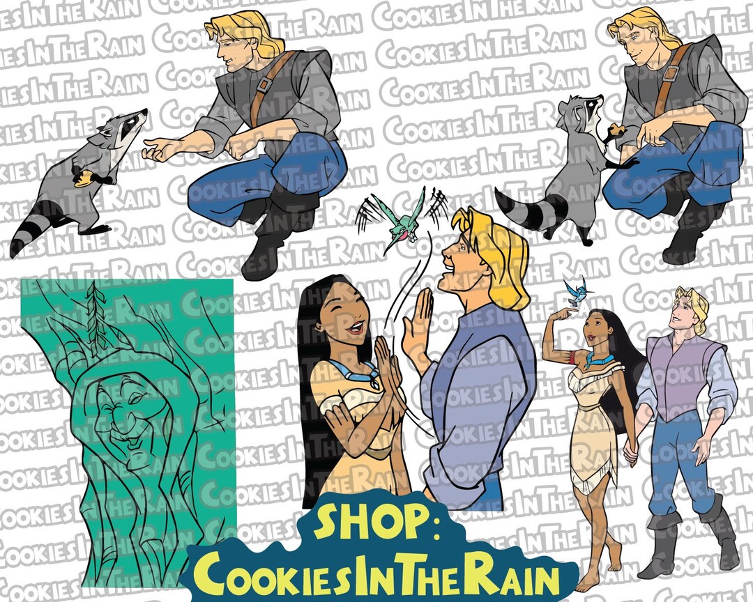 Pocahontas svg, john smith svg, meeko svg, großmutter weiden svg ...