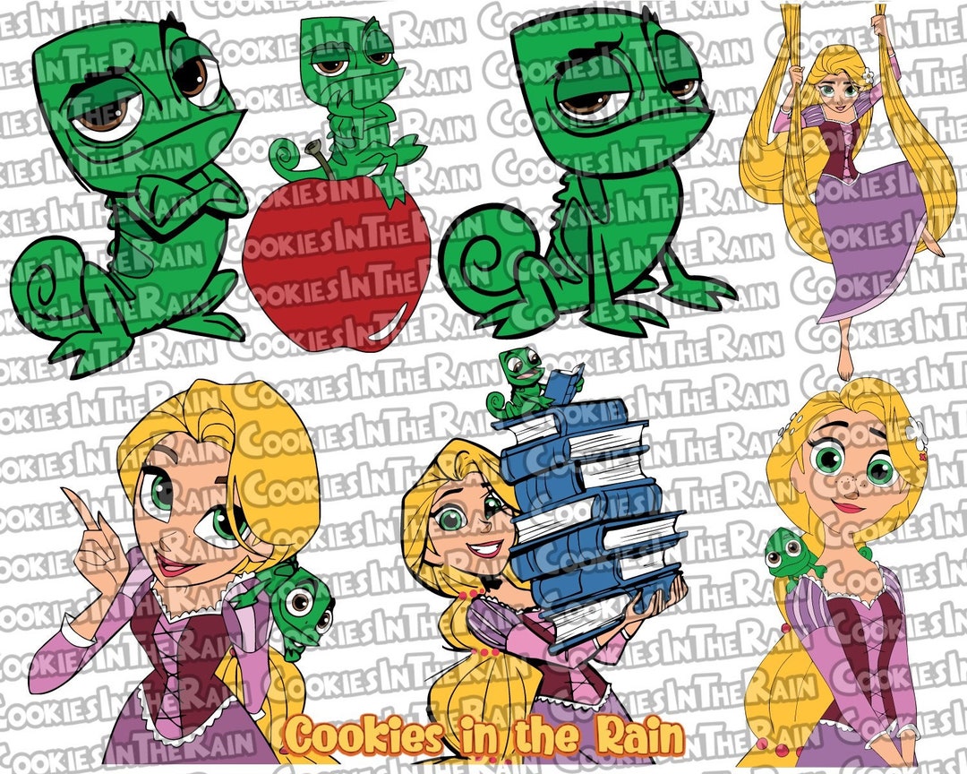 Rapunzel Svg, Tangled Svg, Rapunzel Cricut, Tangled Cricut, Pascal Svg ...