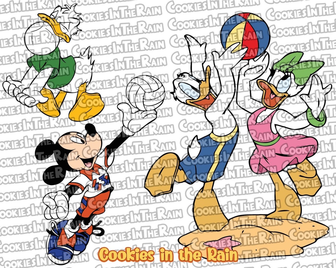 Volleyball Svg, Mouse Volleyball Svg, Mouse Volleyball Svg, Donald ...