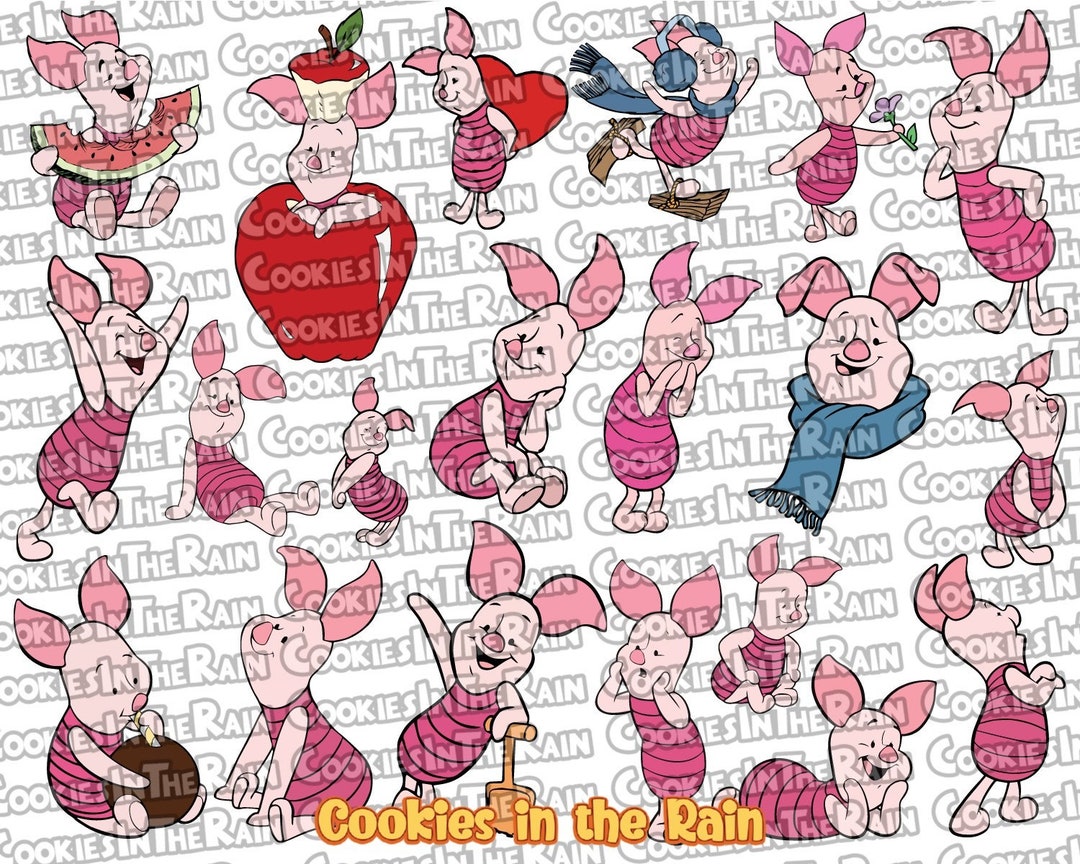 Piglet Svg, Piglet Cricut, Piglet Layered Svg, Piglet Cut File, Piglet ...