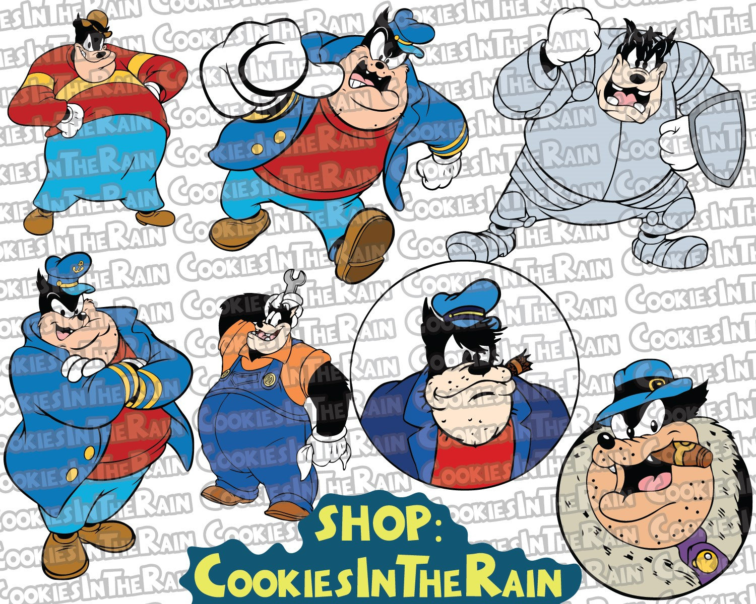 Pete Svg Pete Cricut Mickey Mouse Pete Svg Pete Silhouette - Etsy