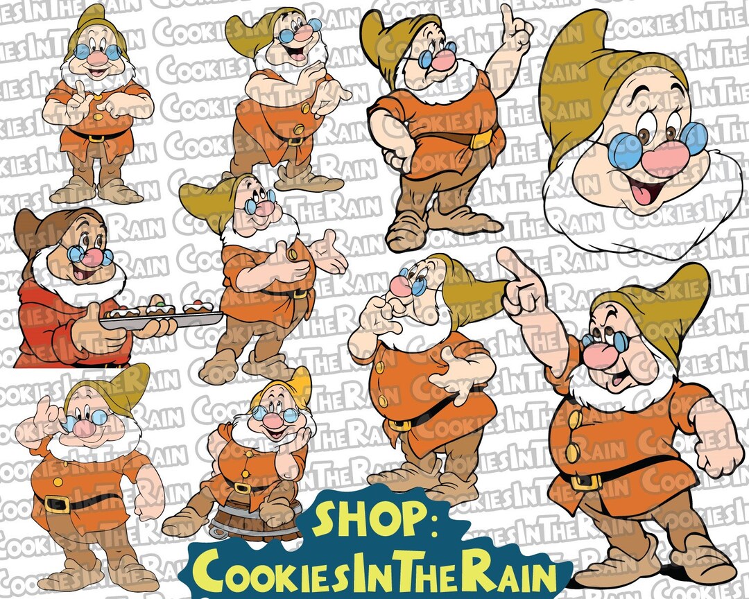 Doc Svg, Snow White Svg, Doc Cricut, Snow White Dwarf Svg, Doc Clipart ...