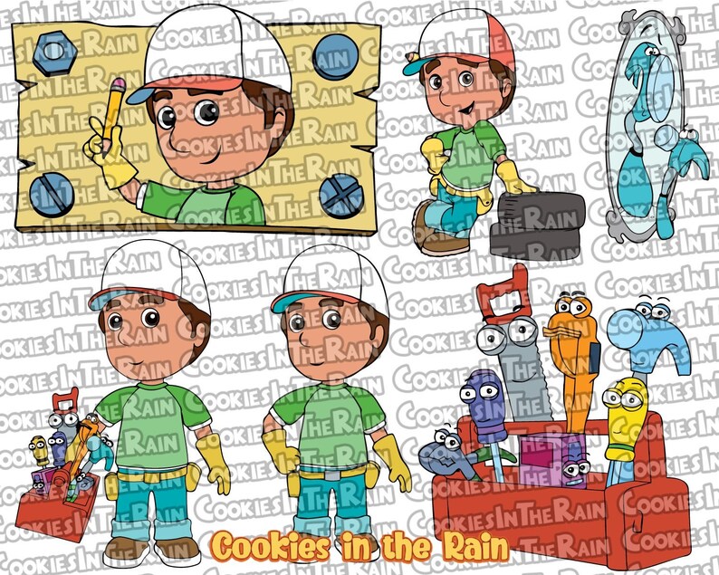 Handy Manny Svg, Handy Manny Cricut, Handy Manny Layered Svg, Handy ...