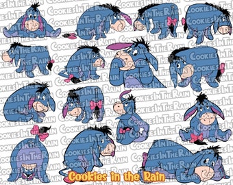 Eeyore Layered Svg, Eeyore Cricut, Eeyore Svg, Eeyore Cut File, Eeyore ...
