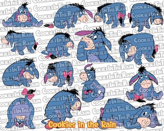 Eeyore Svg Eeyore Cricut Eeyore Layered Svg Eeyore Cutting - Etsy Australia
