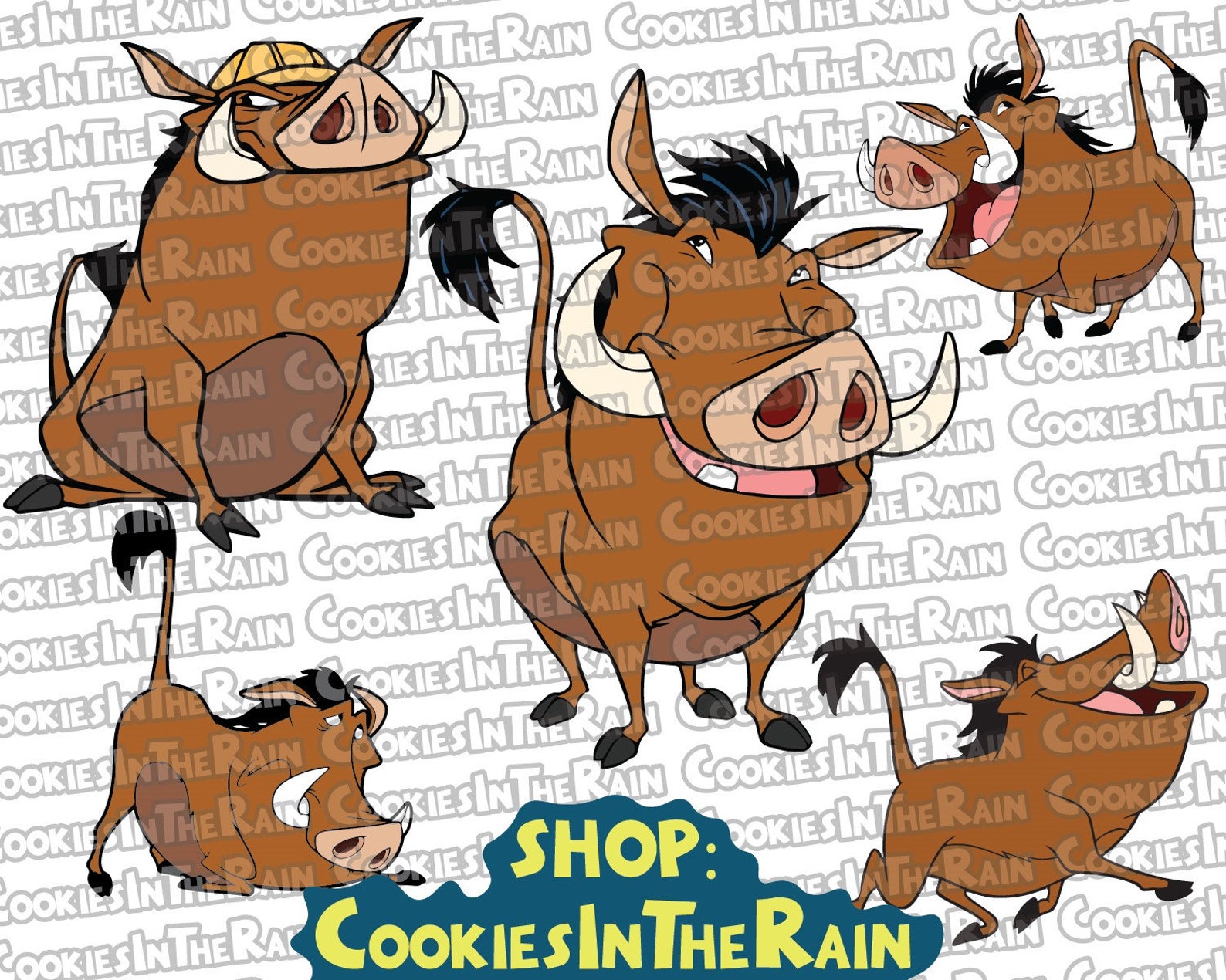 Pumbaa Svg Lion King Svg Pumbaa Cricut Pumbaa Clipart Lion - Etsy