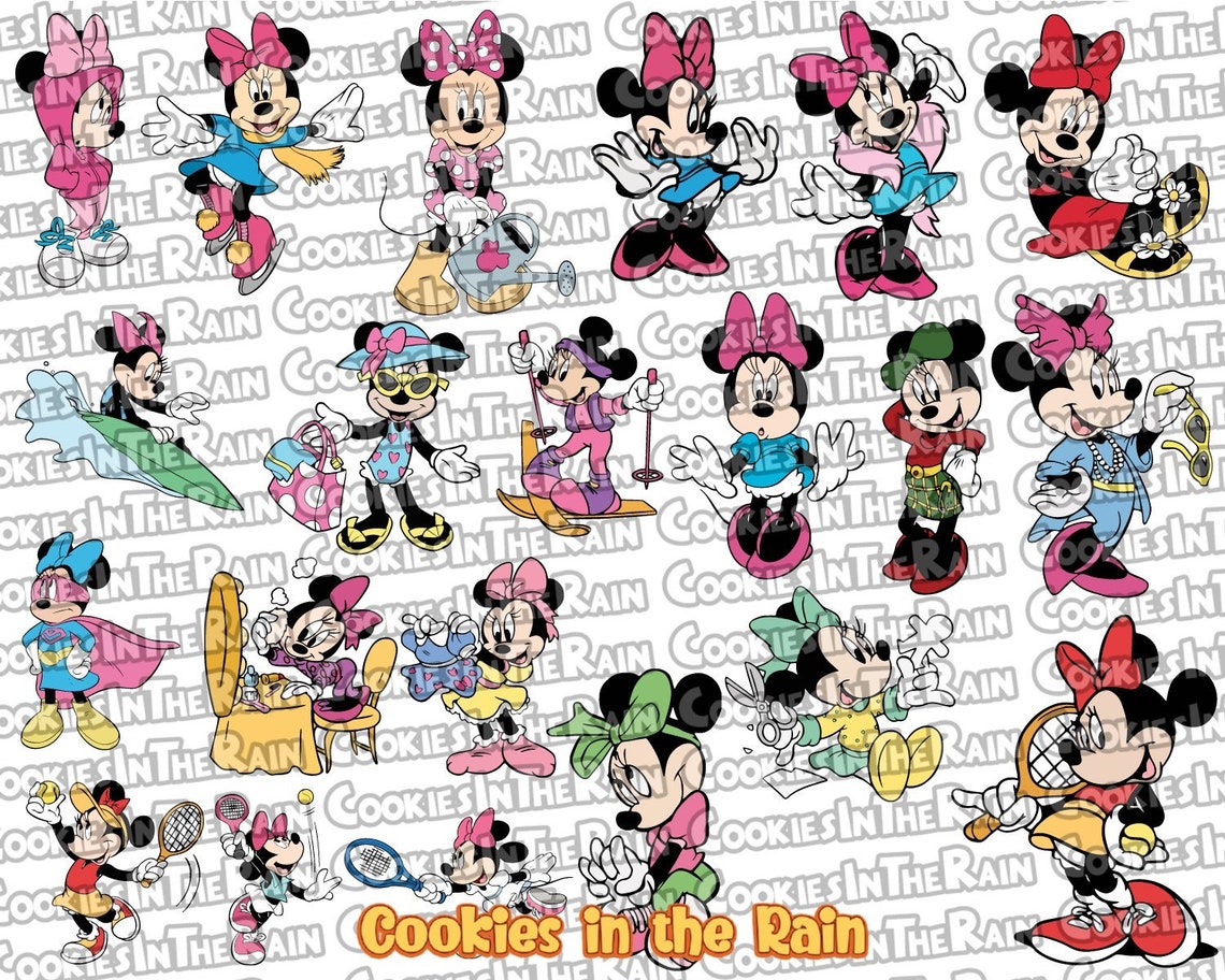 Minniee Mouse Svg, Minniee Mouse Cricut, Minniee Mouse Layered Svg ...