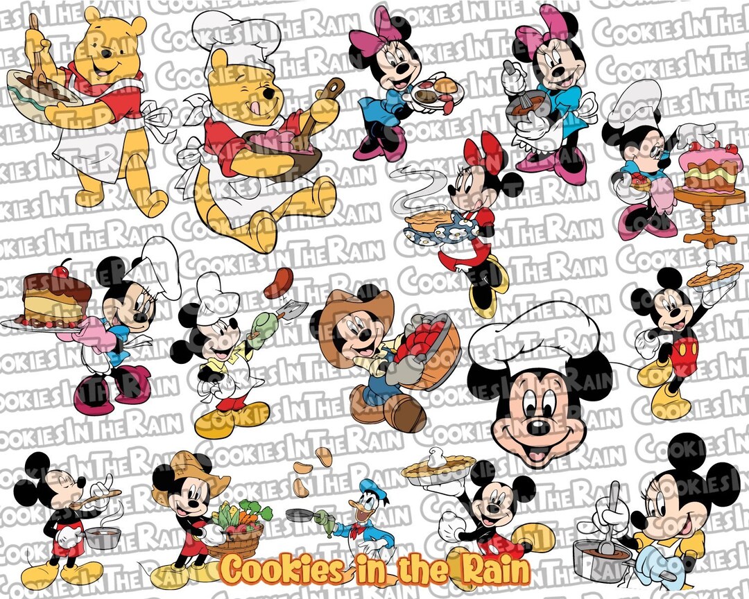 Cooking Svg, Mouse Cooking Svg, Baking Svg, Winnie Cooking Svg, Kitchen ...