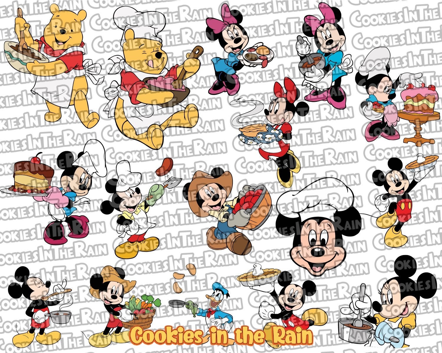 Cooking Svg, Mouse Cooking Svg, Baking Svg, Winnie Cooking Svg, Kitchen ...
