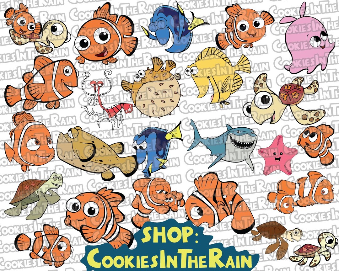 Finding Nemo Svg Finding Nemo Cricut Nemo Svg Nemo Cricut - Etsy Denmark