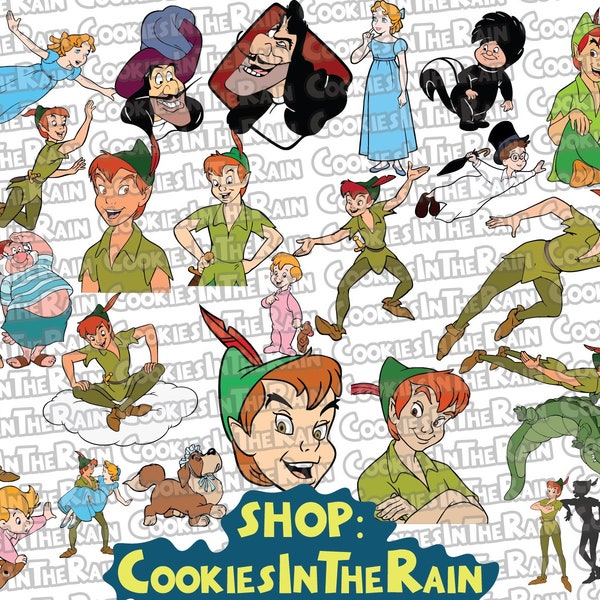 Peter Pan Svg - Etsy