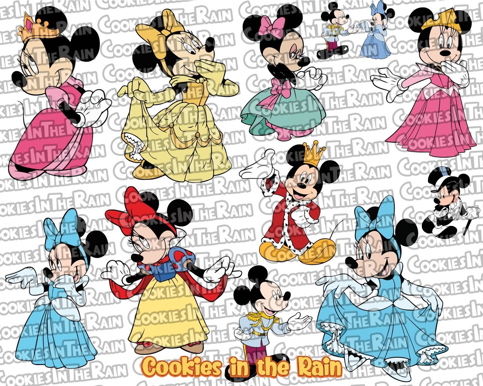 Princess Svg Princesses Svg Mouse Prince Svg Prince Svg - Etsy