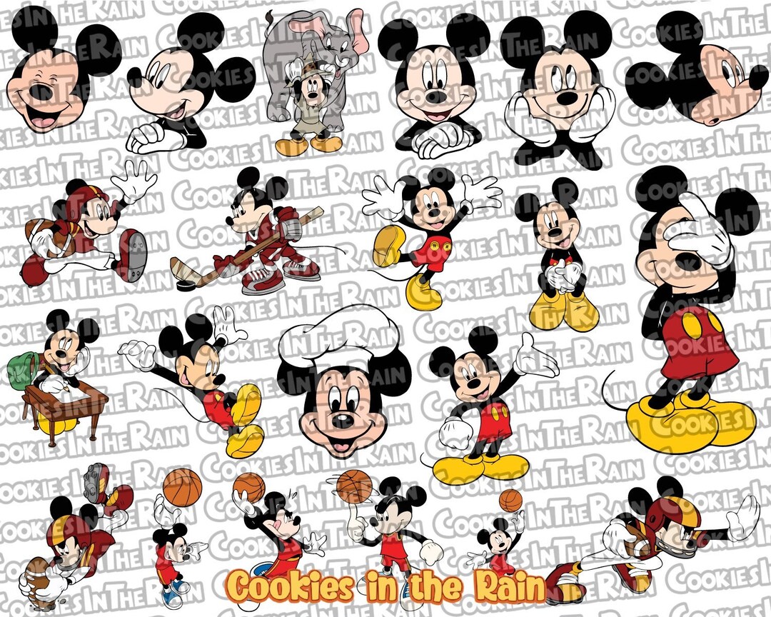 Mickeyy Svg Bundle, Mickeyy Mouse Cutting File, Mickeyy Silhouette ...