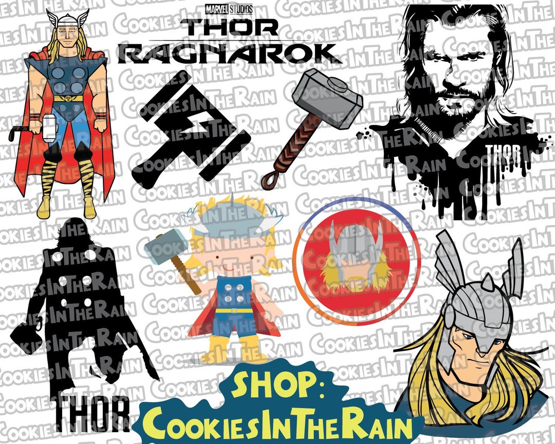 Thor Svg, Marvel Svg, Thor Cricut, Thor Cutting Files, Thor Silhouette ...