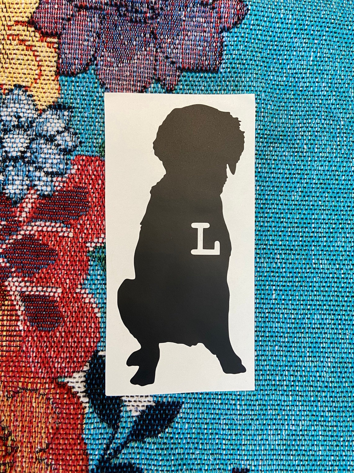 Personalized Pet Decal With Initial / Custom Initial Pet | Etsy