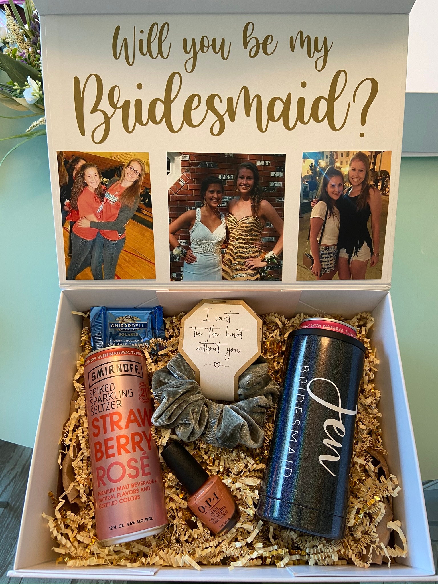 Custom Bridesmaid Brumate Decal | Bridal Party Decal Set | Custom Name ...
