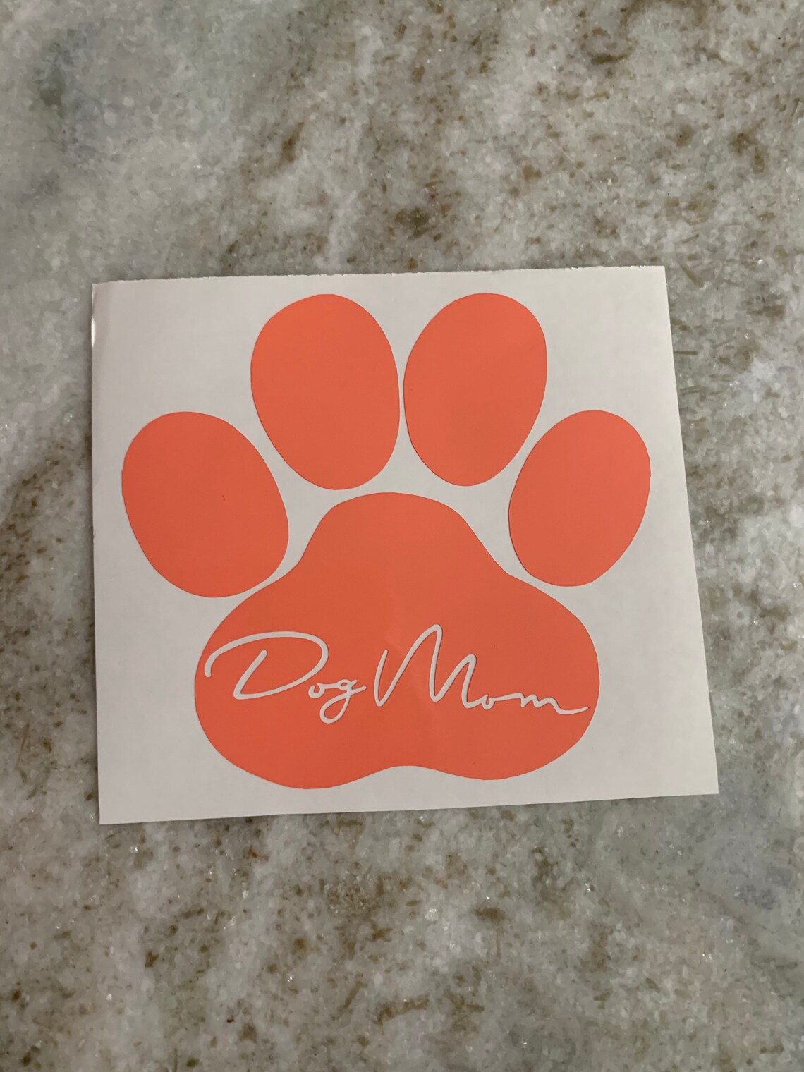 Dog Mom Vinyl Decal | Dog Mom Decal | Dog Mom Sticker | Dog Mom Water ...