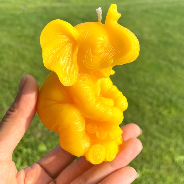 Elephant Candle - Etsy