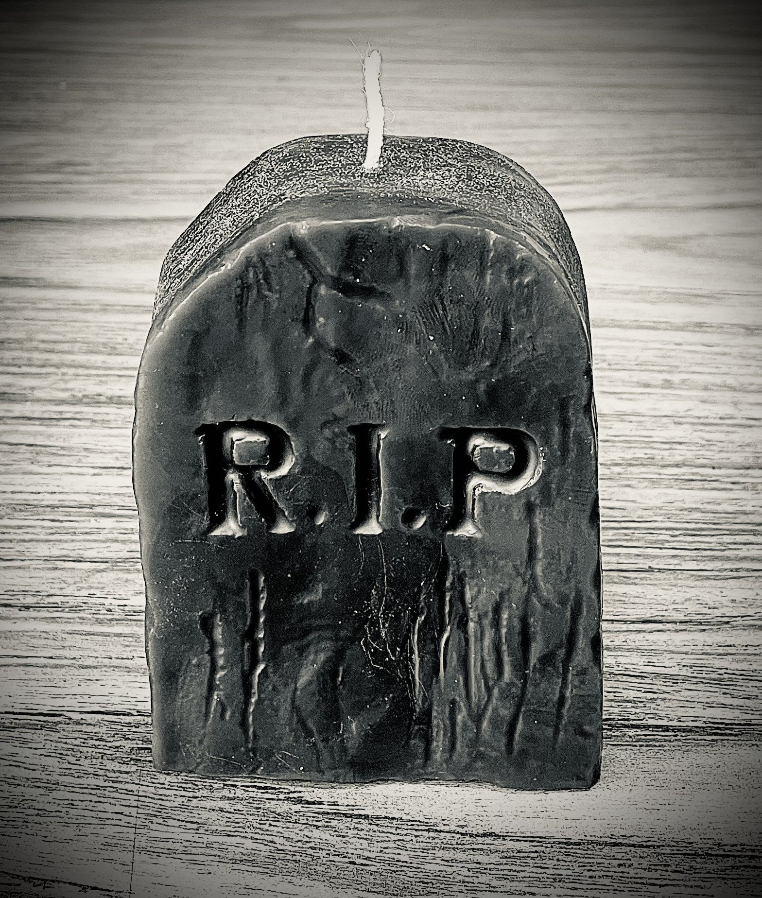 Bougie en pierre tombale de cire dabeille RIP bougie - Etsy France