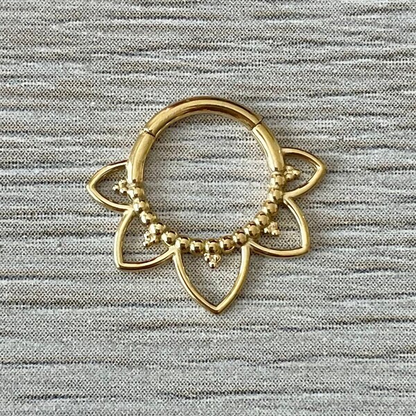 Rose Gold Septum Jewelry - Etsy