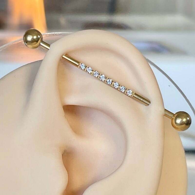 Industrial Piercing - Etsy