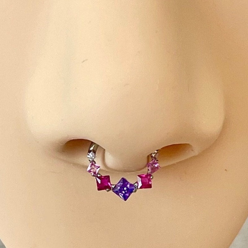 Titanium Septum - Etsy