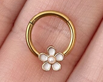 Floral Daith Ring - Etsy