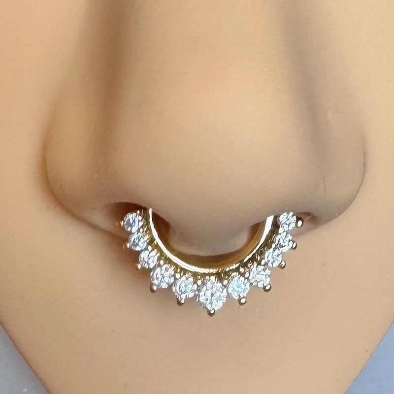 Fake Septum Piercing - Etsy