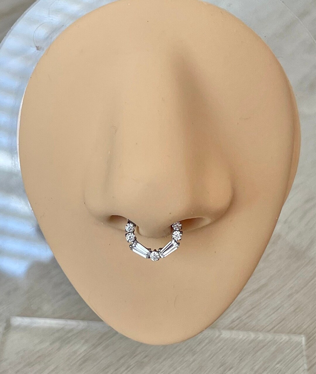 Cute Septum Ring, Gold Septum Jewelry, Septum Piercing, Septum Clicker ...