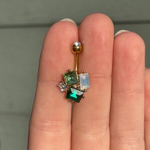 Unique Abstract Gold Belly Button Piercing Gold Belly Button Jewelry ...