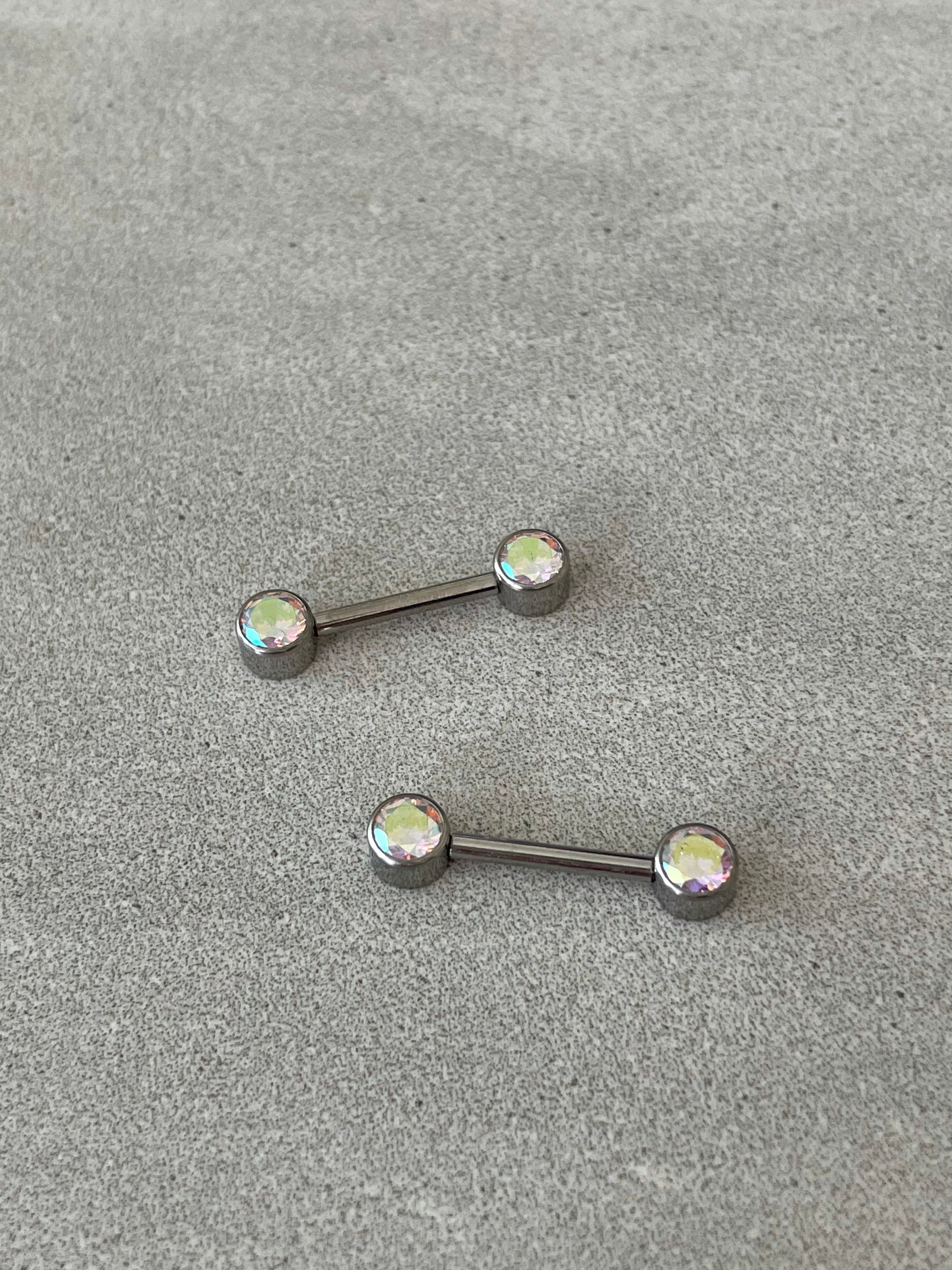 Implant Grade Titanium Nipple Ring Internally Threaded - Etsy