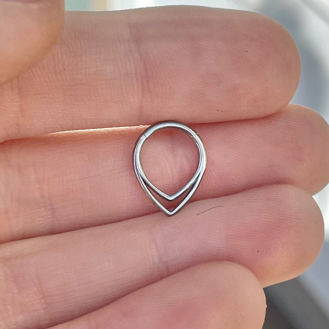 Septum Ring Silver, Cute Unique Septum Ring, Septum Piercing, Septum ...