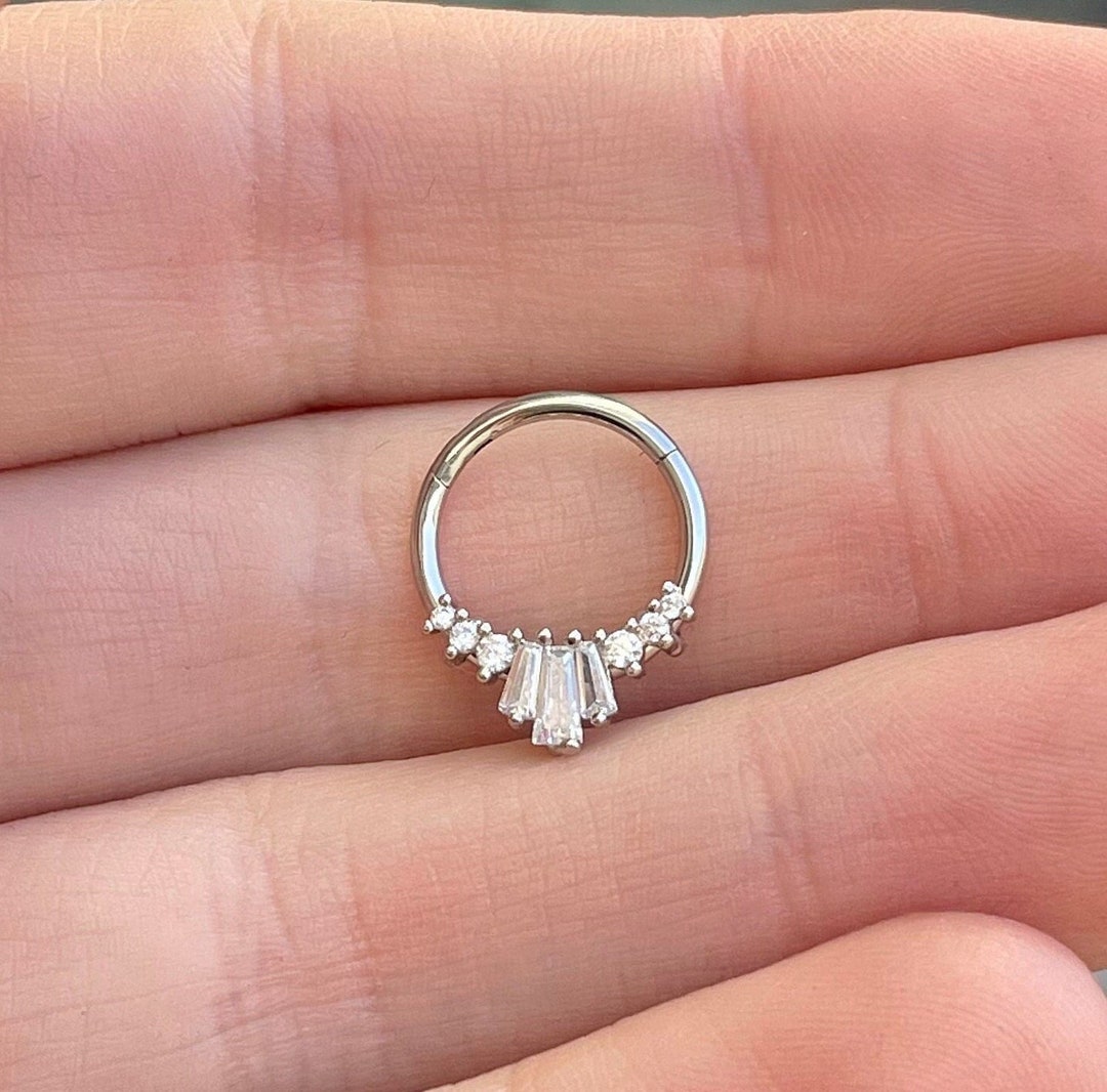 Cute Septum Ring Silver, Septum Piercing, Septum Jewelry, Septum ...