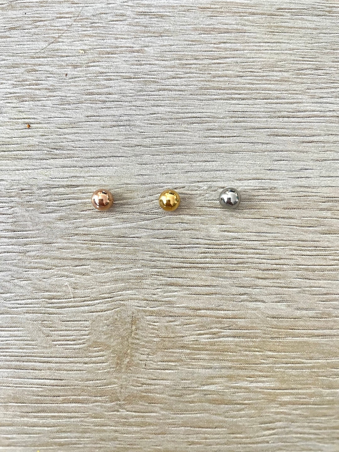 Belly Button Ring Screw Ball Silver Rose Gold Ball Gold Ball Silver ...