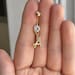 Personalized Initial Belly Button Ring Dainty 14k Gold Belly Button Ring Jewelry Custom Elegant ...