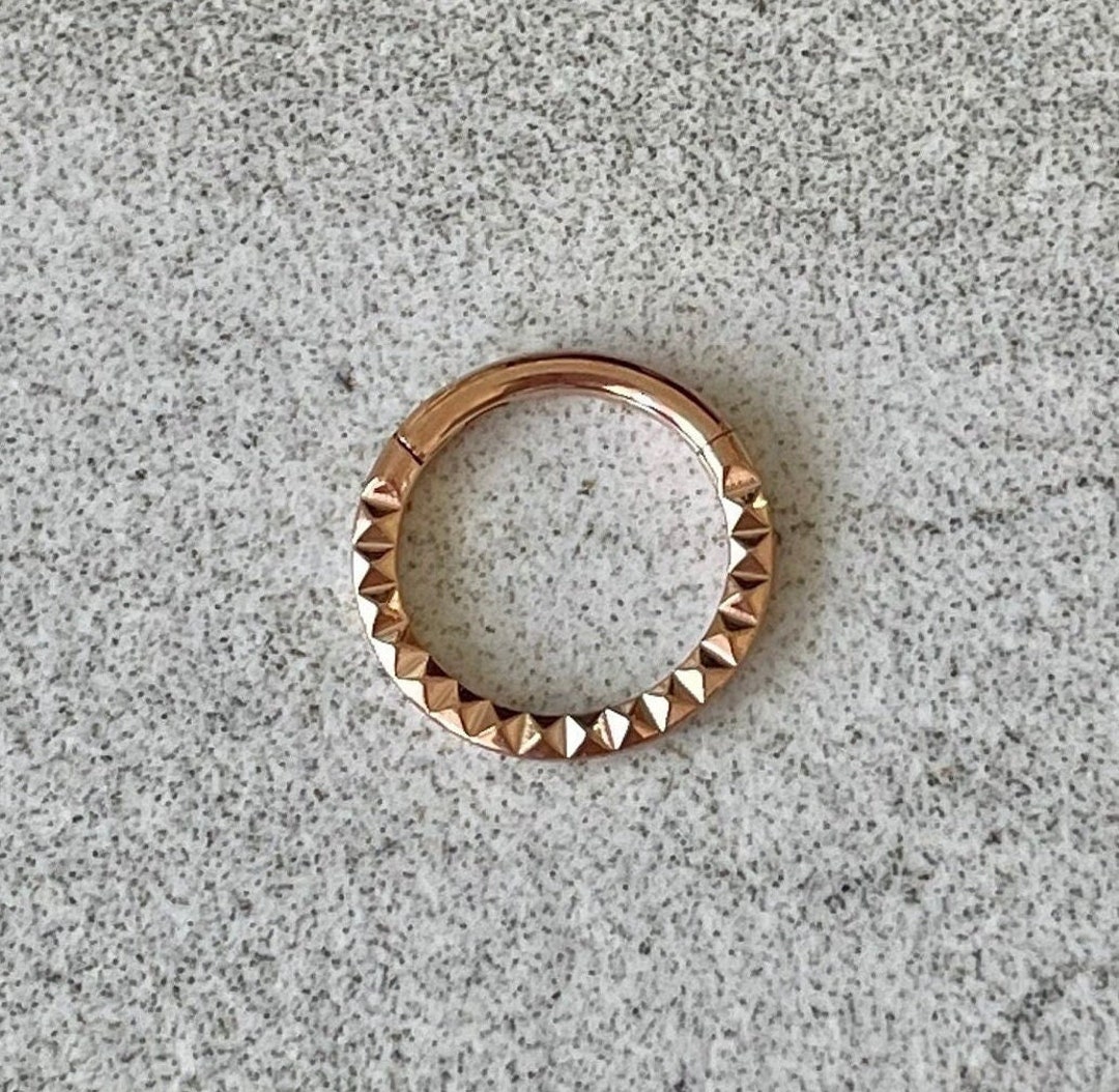 Septum Ring Rose Gold, Septum Jewelry, Septum Piercing, Septum Clicker ...