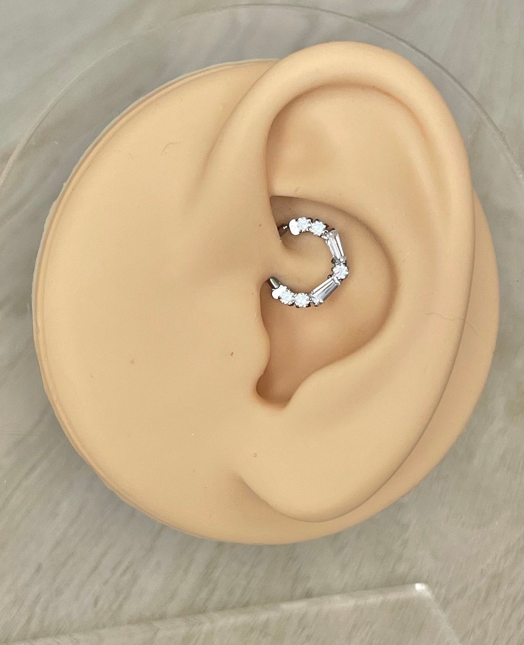 Daith Earring 8mm/10mm | Daith Jewelry | Daith Piercing | Titanium ...