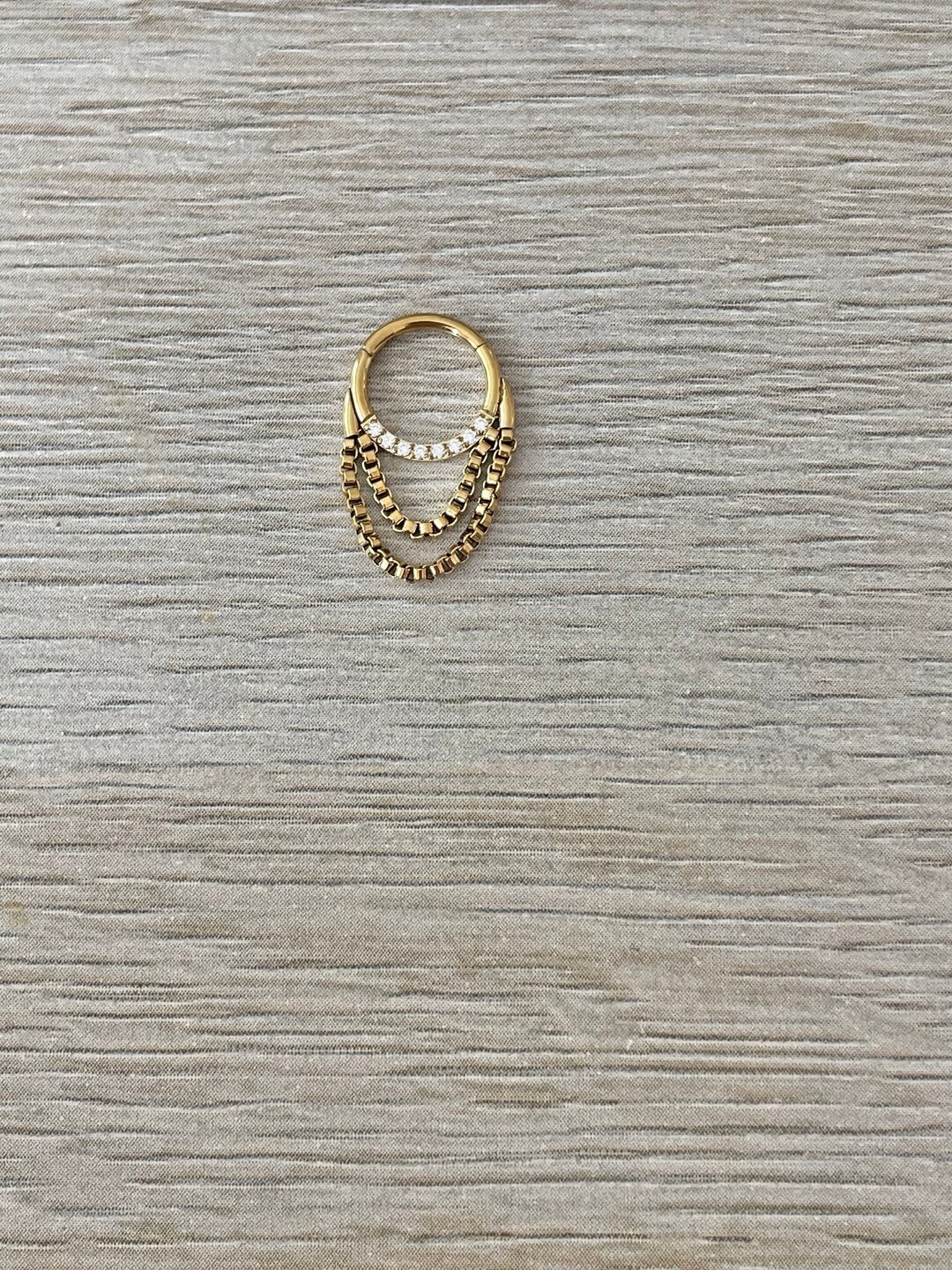 16G Daith Jewelry Gold 8/10mm | Daith Earrings Gold Clicker | Dainty ...