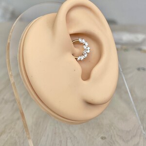 16G Gold Daith Jewelry | Cute Daith Earring Clicker | Butterfly CZ ...
