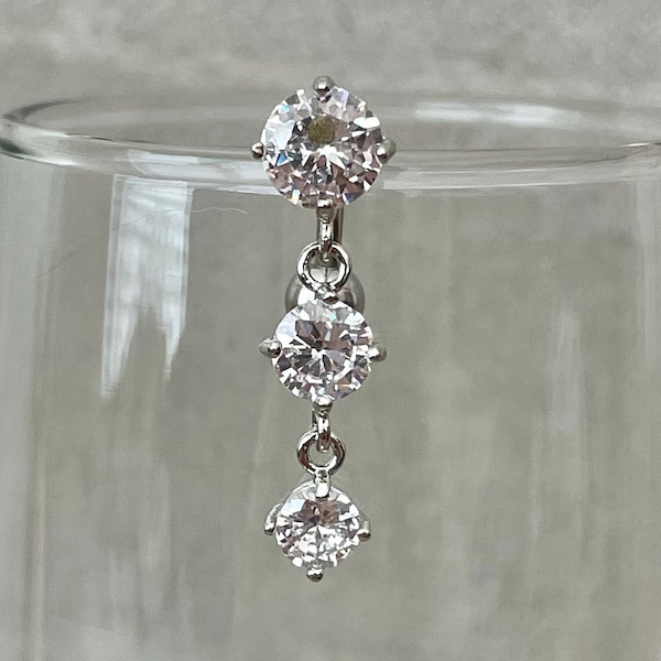 Floating Navel Ring - Etsy