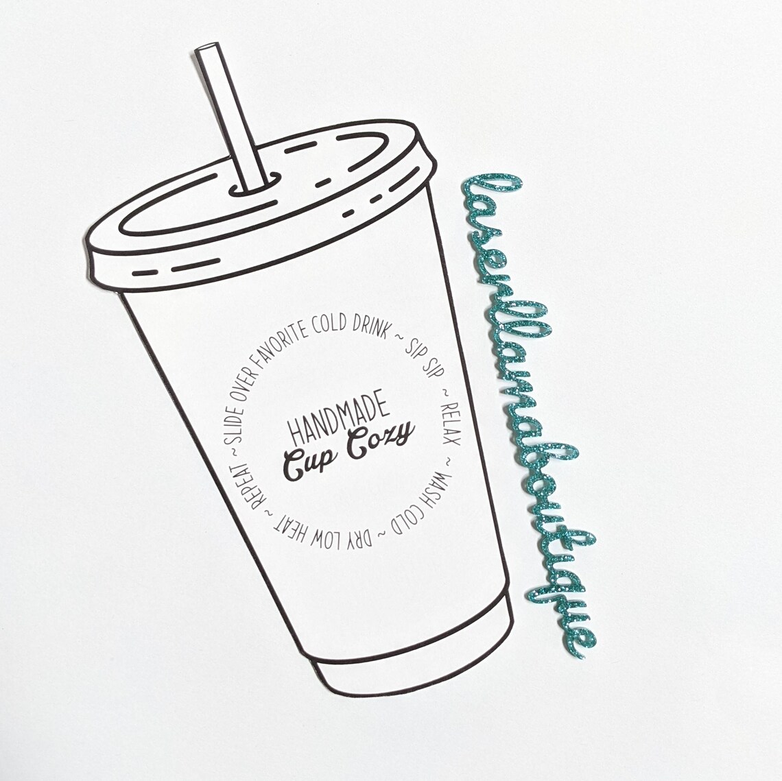 PRINTABLE Cold Drink Insert/2 Designs/color and Black and - Etsy