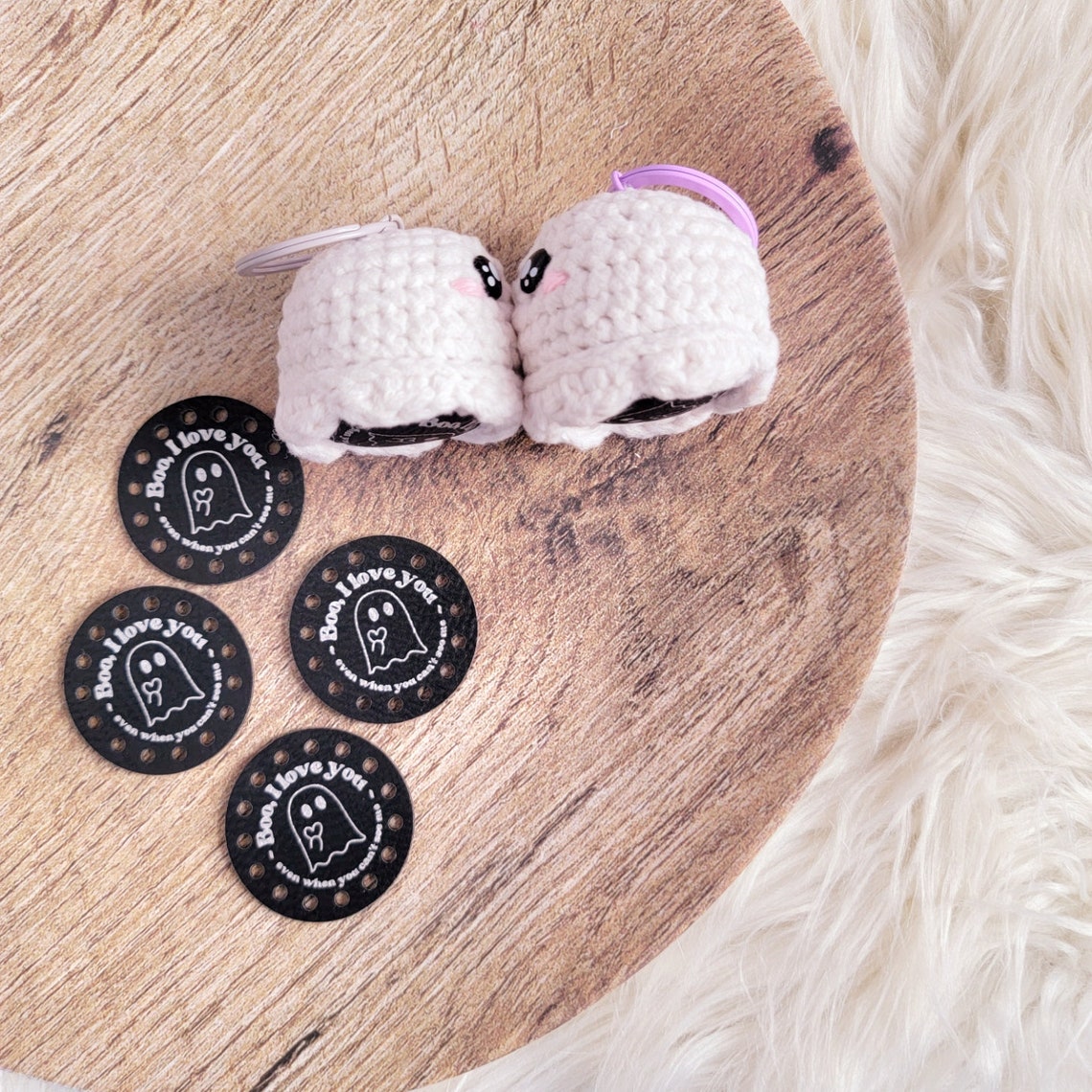 Boo I Love You ~ Kissing Ghost Patches Link to FREE Pattern in ...