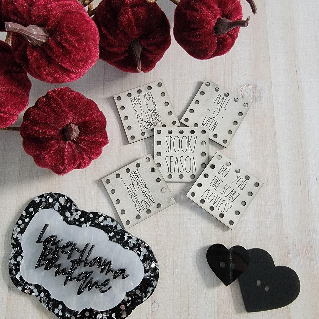 Halloween Themed Rae Dunn Inspired Sayings/patches for Spooky Season ...