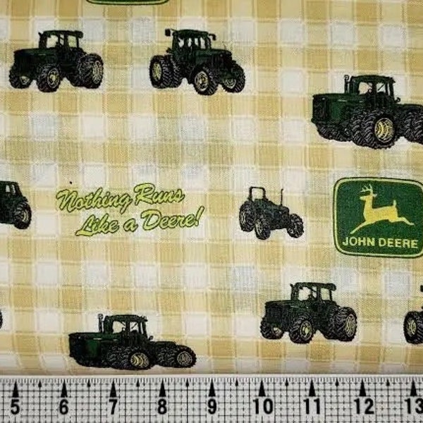 John Deere Fabric by the Yard - Etsy