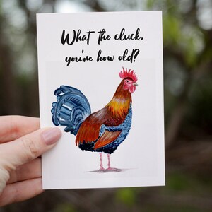 Digital Download Print at Home What the Cluck You're - Etsy