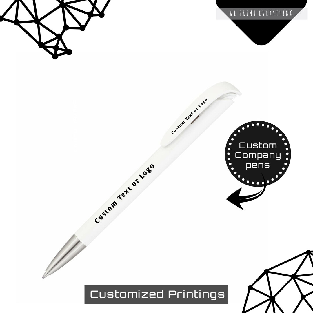 Solid Custom Color Text Logo Retractable Pen for Boost Brand Visibility ...